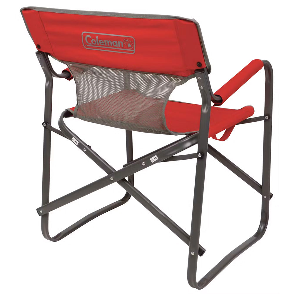 Coleman Outpost Breeze Deck Chair - Red [2000019421] – Master Overland